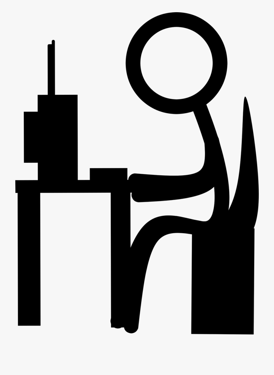 Stick Man On Chair , Free Transparent Clipart - ClipartKey