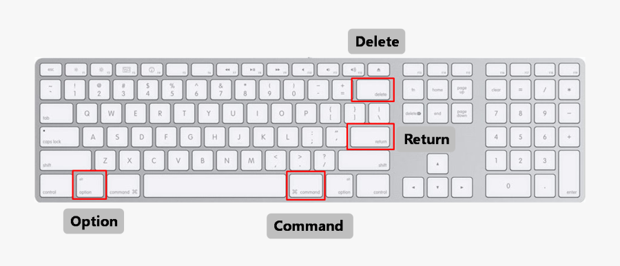 Transparent Keyboard Clipart - Apple Wireless Keyboard , Free ...