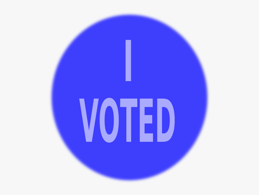 Blue Vote Sign Svg Clip Arts - Circle , Free Transparent Clipart ...