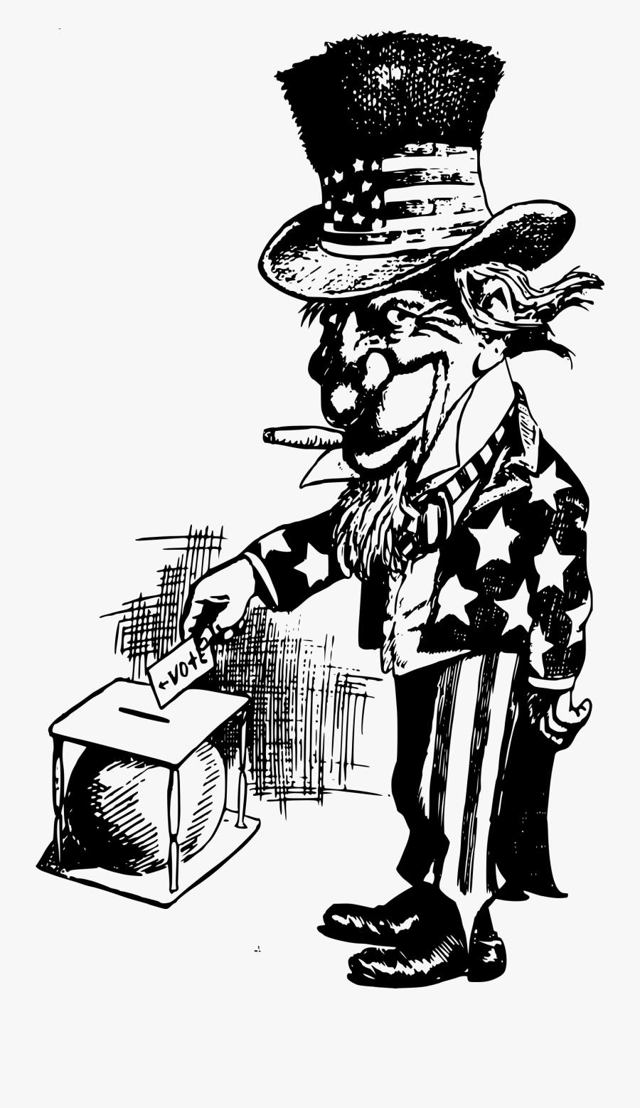 Uncle Sam Vote Clipart , Free Transparent Clipart - ClipartKey