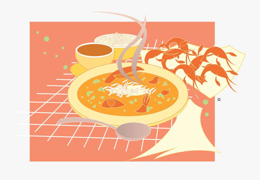 Gumbo And Crawfish Vector Clip Art - Illustration , Free Transparent ...