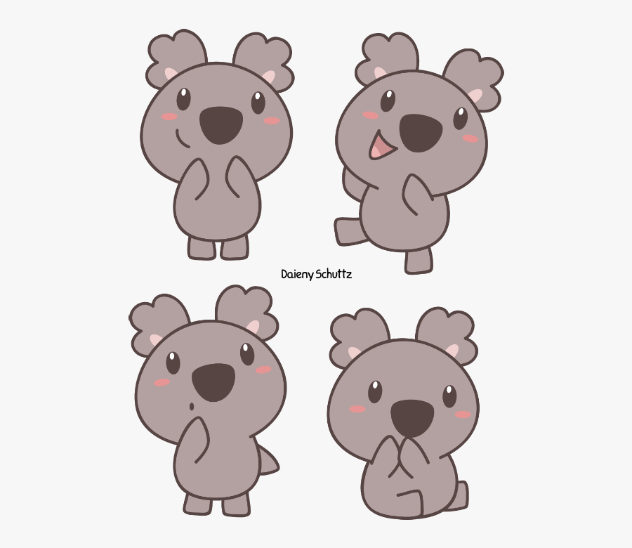 Sweet Koala By Daieny - Coala Chibi , Free Transparent Clipart - ClipartKey