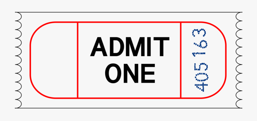 Admit One Vector Free Download , Free Transparent Clipart - ClipartKey