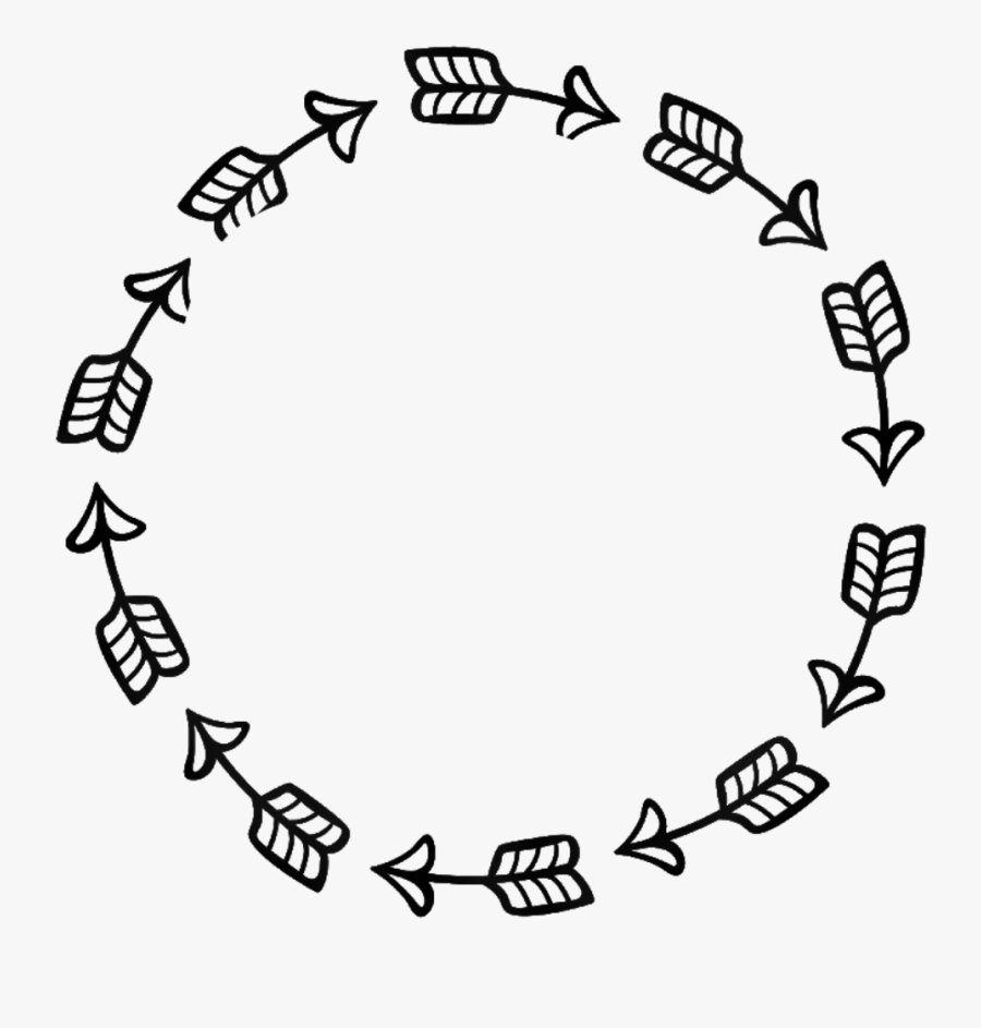 Arrows Arrowwreath Frame Border - Arrows Border , Free Transparent ...