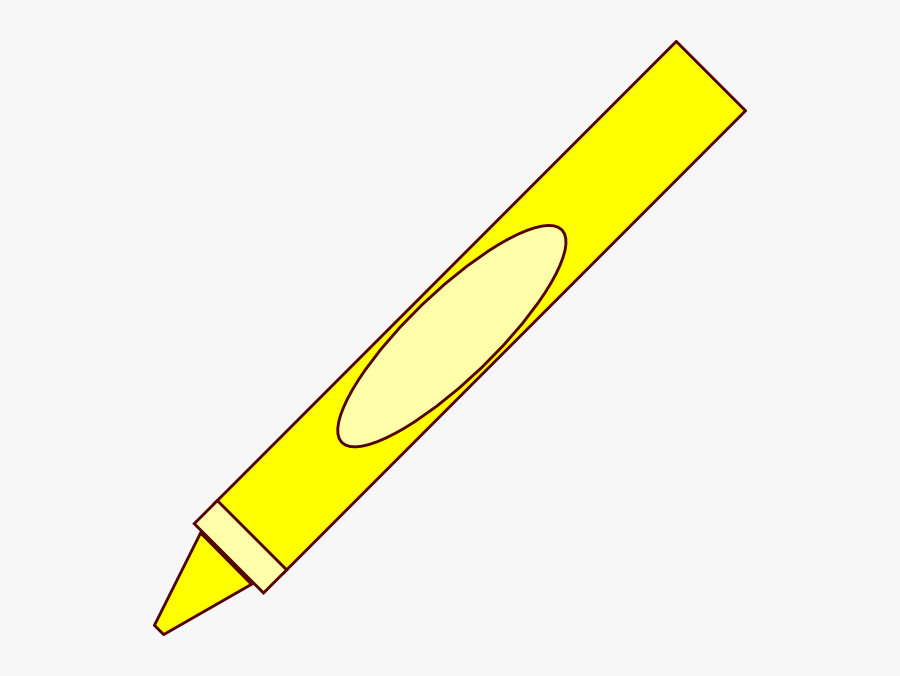 Crayon Clip Art - Yellow Line Transparent Png , Free Transparent ...