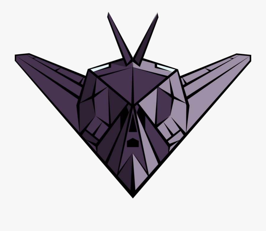 Vector Illustration Of Stealth Bomber Military Jet - Stealth Bomber ...