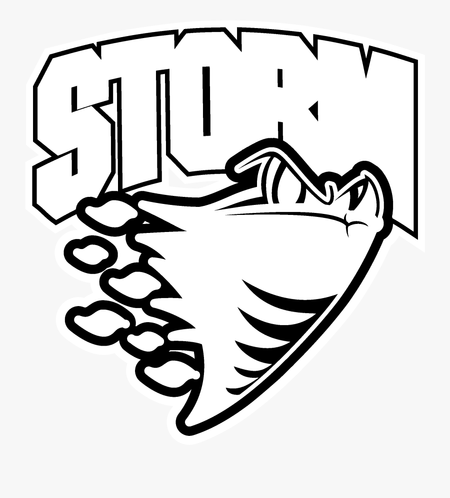 Guelph Storm Logo Black And White Clipart , Png Download - Saskatchewan ...