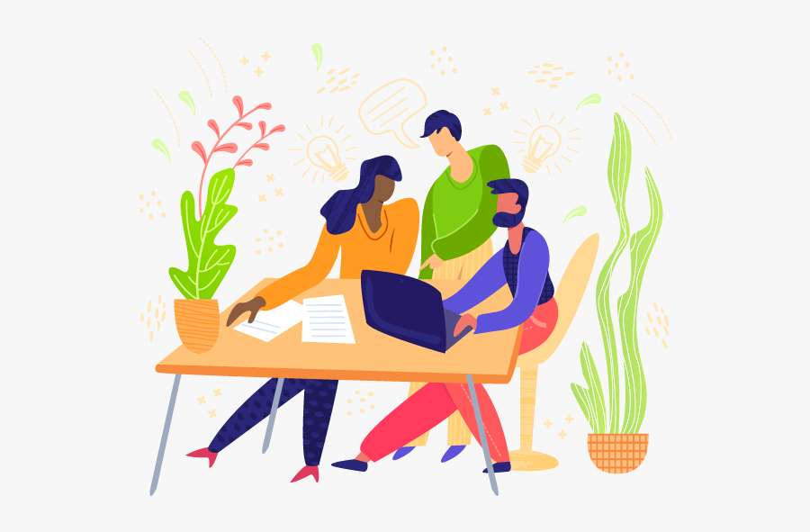 Team Work Vector Illustrator Freepik , Free Transparent Clipart ...