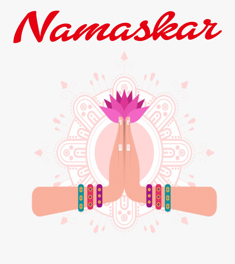 Namaskar Png Clipart - Graphic Design , Free Transparent Clipart ...