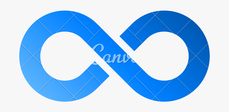 Clip Art Blue Infinity Symbol - Circle , Free Transparent Clipart ...