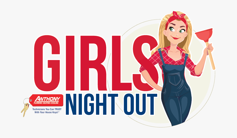 Girls Night Out Logo - Cartoon , Free Transparent Clipart - ClipartKey