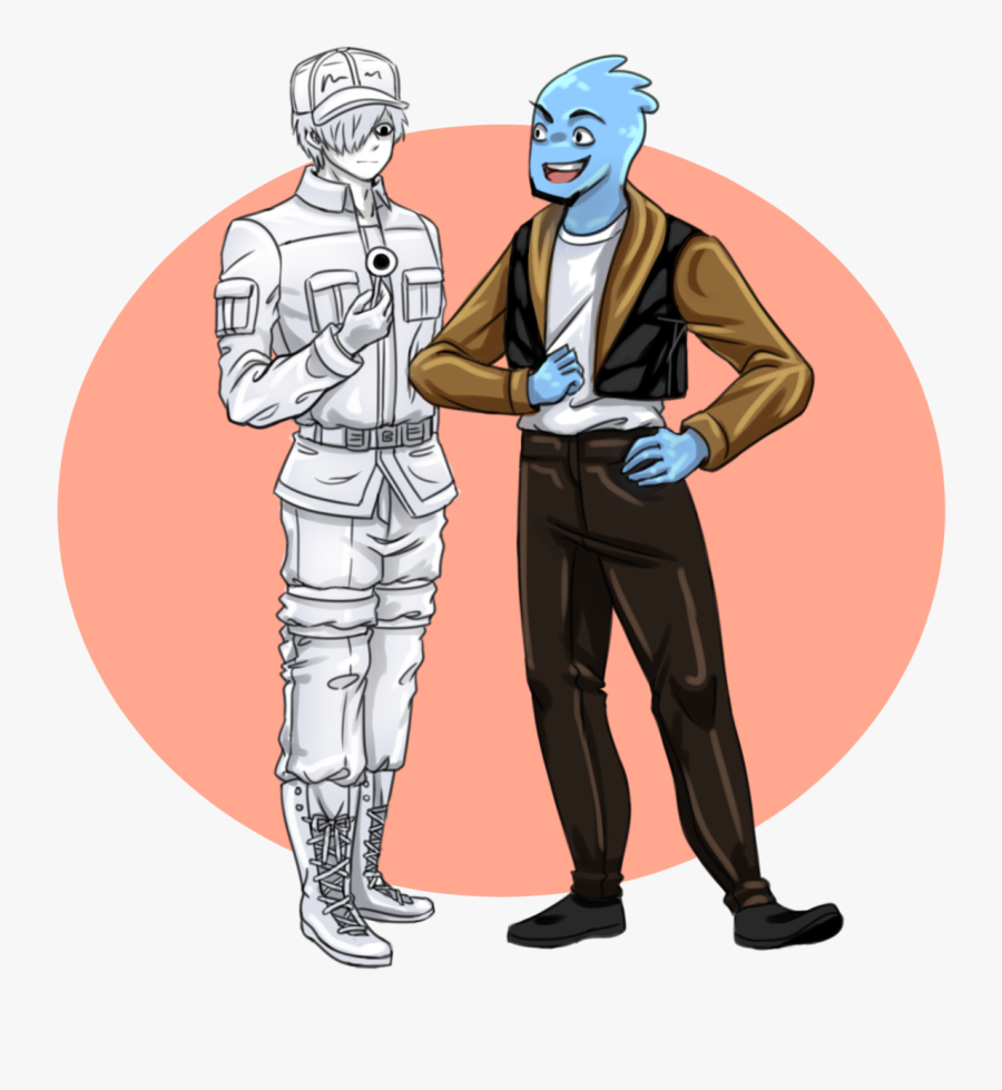 Cells At Work Ozzy And Drix , Free Transparent Clipart - ClipartKey