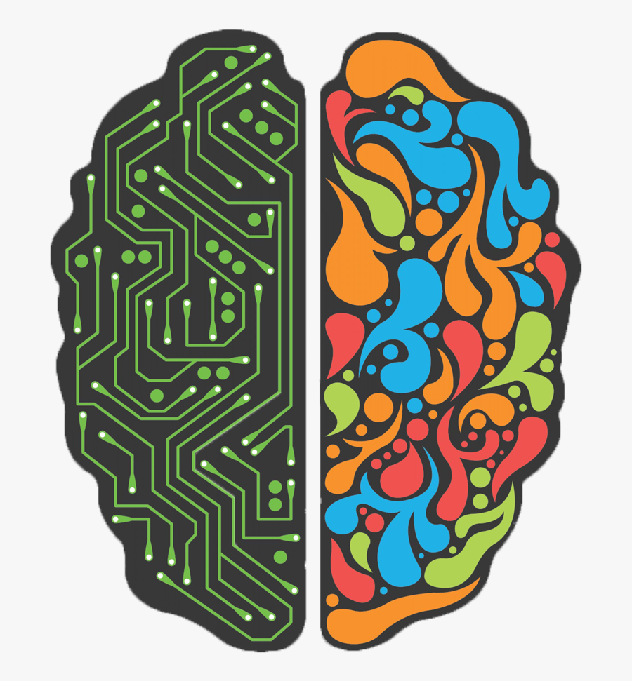 Brain Clipart Vs Right - Left And Right Brain Png , Free Transparent ...