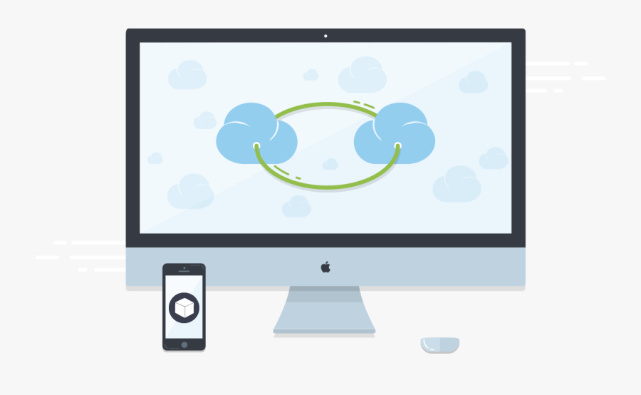 Computer And Cellphone - Graphic Design , Free Transparent Clipart ...