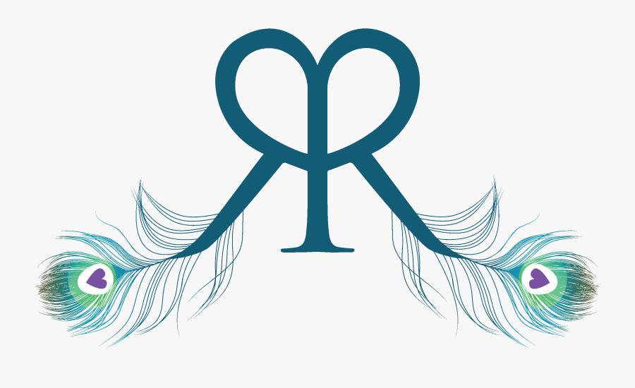 Transparent Feathers Clipart - R Logo With Peacock Feather , Free ...