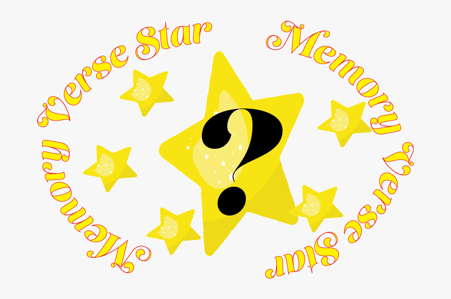Memory Verse Star , Free Transparent Clipart - ClipartKey