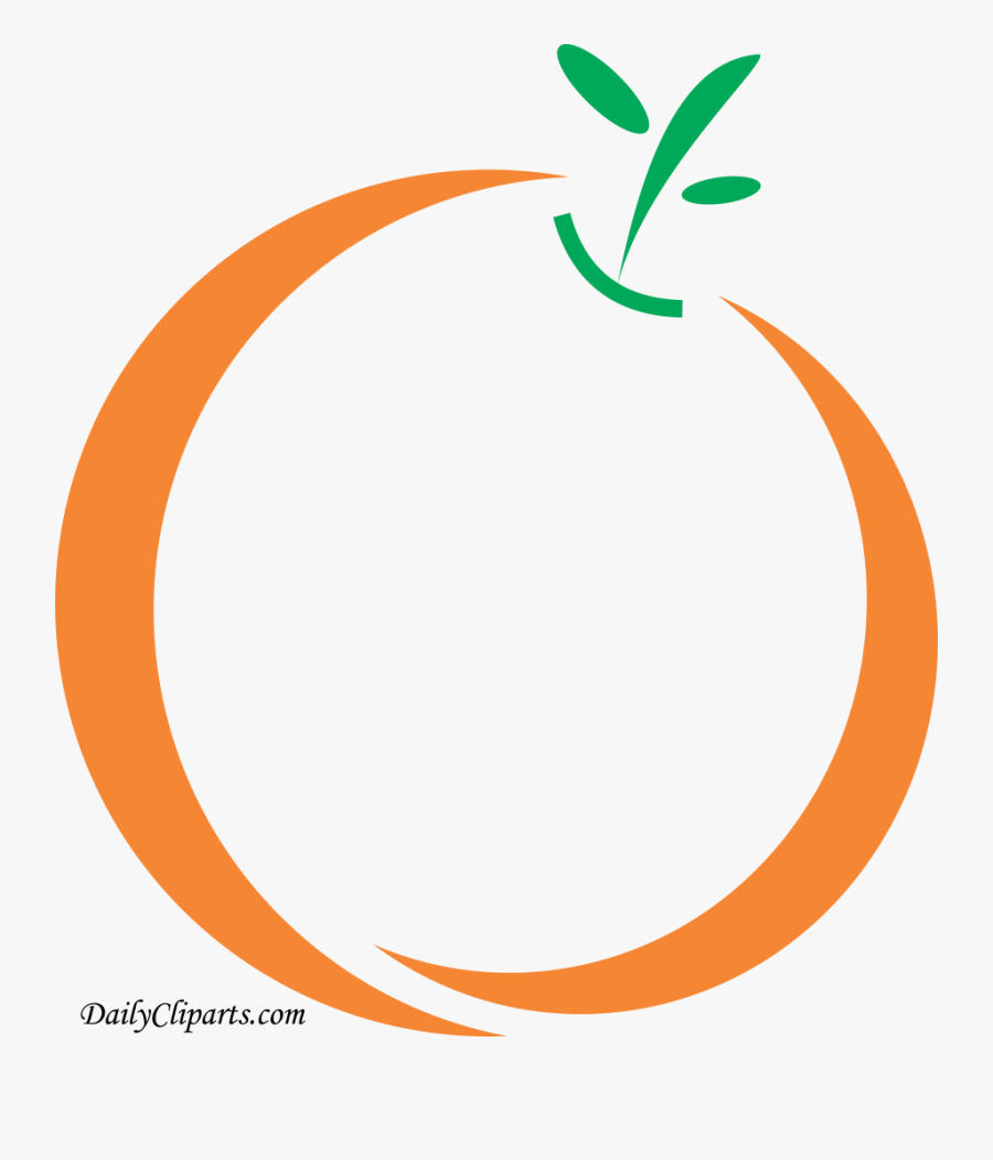 Orange Color Line Art Image Icon - Circle , Free Transparent Clipart ...