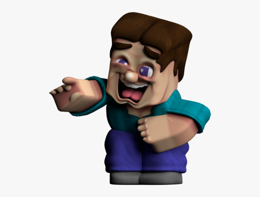 Steve Laughing Clipart , Png Download - Minecraft Steve Laughing , Free ...