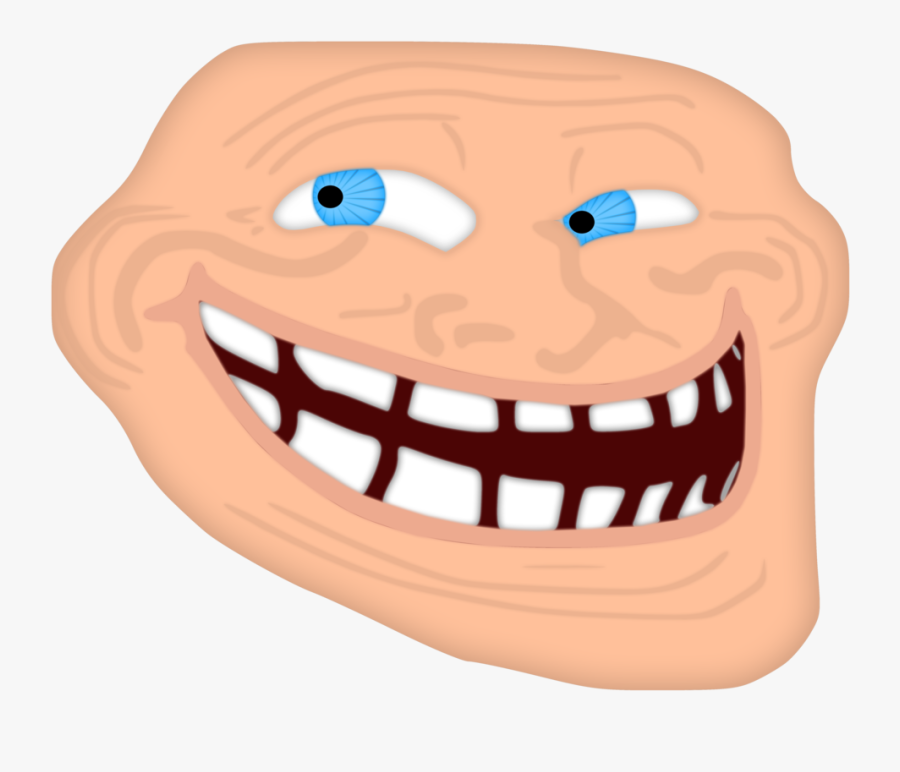 Half Troll Face Png - Troll Face Color Png , Free Transparent Clipart ...