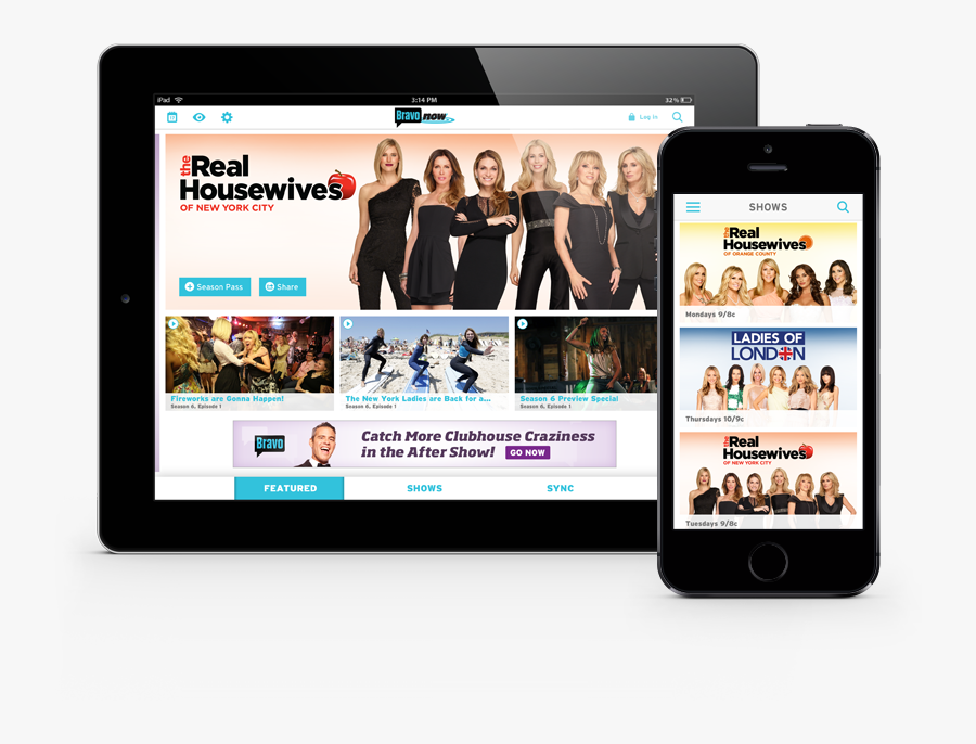 Bravo Now - Real Housewives , Free Transparent Clipart - ClipartKey