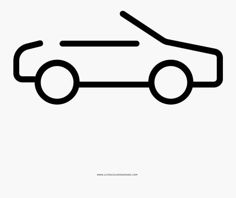 Convertible Coloring Page - Bus Outline Png , Free Transparent Clipart ...