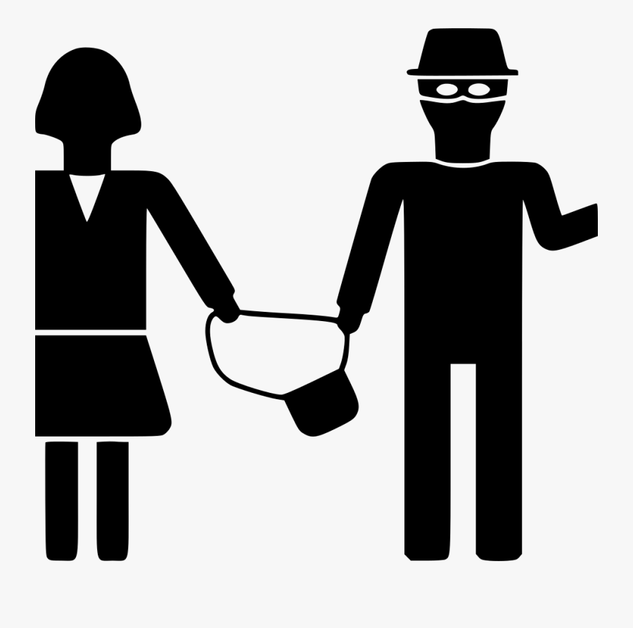 Robbery - Person Being Robbed Png , Free Transparent Clipart - ClipartKey