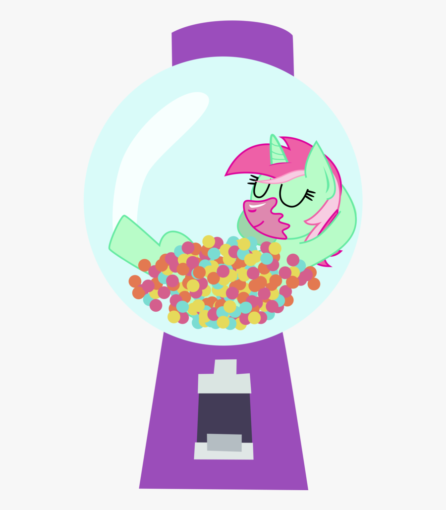Minty Bubblegum Cutie Mark - Gumball Machine Mlp , Free Transparent ...