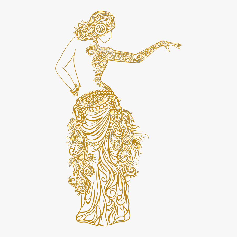 Belly Dancers Vector , Free Transparent Clipart - ClipartKey