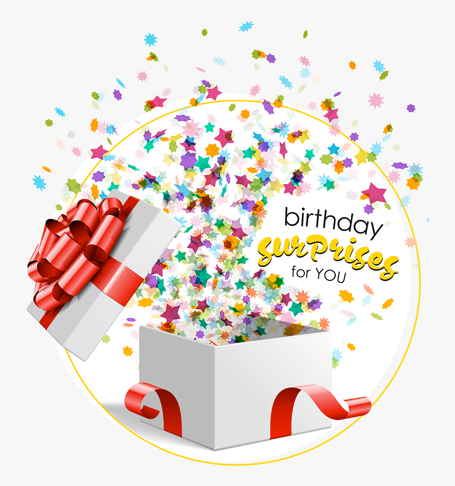 Birthday Surprises - Clip Art , Free Transparent Clipart - ClipartKey