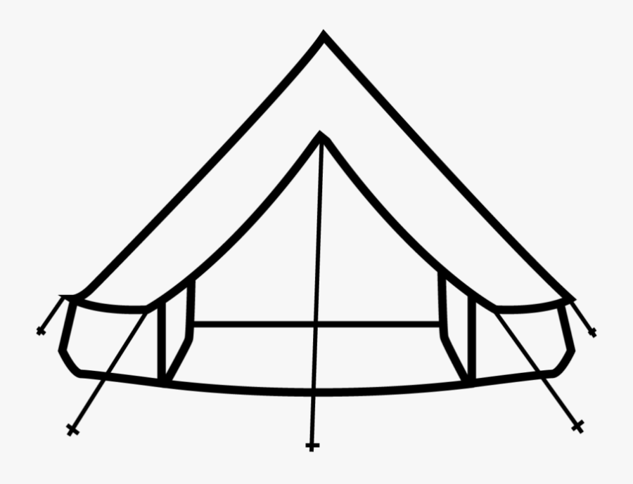 Bell Tent Line Drawing , Free Transparent Clipart - ClipartKey