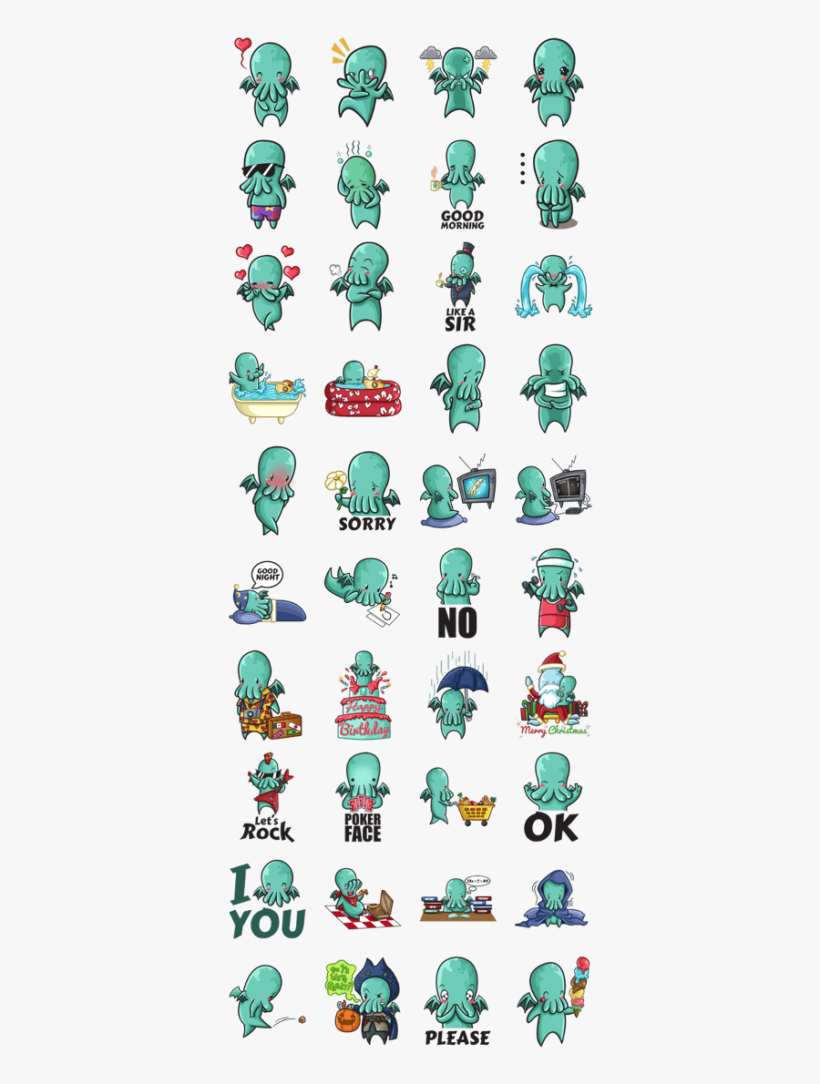 Cthulhu Emotes , Free Transparent Clipart - ClipartKey