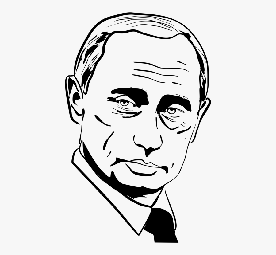 Russia Drawing Clipart - Putin Lineart , Free Transparent Clipart ...
