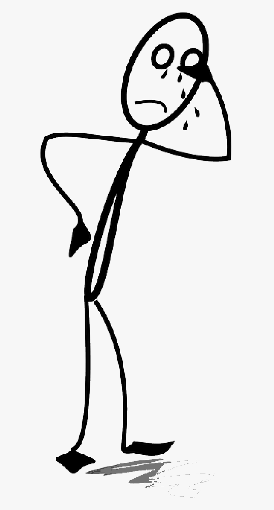 Sad, Crying, Stickman, Stick Figure, Matchstick Man - Stick Figure ...
