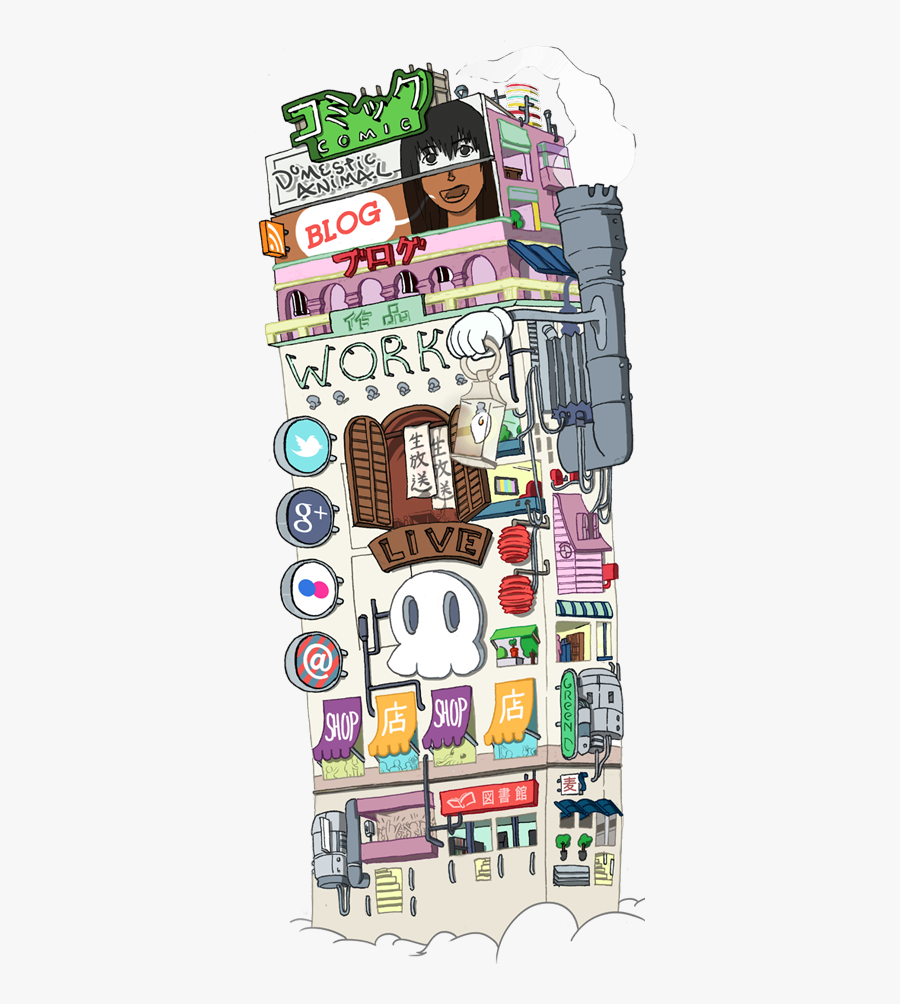 Sidebuilding01 - Cartoon , Free Transparent Clipart - ClipartKey