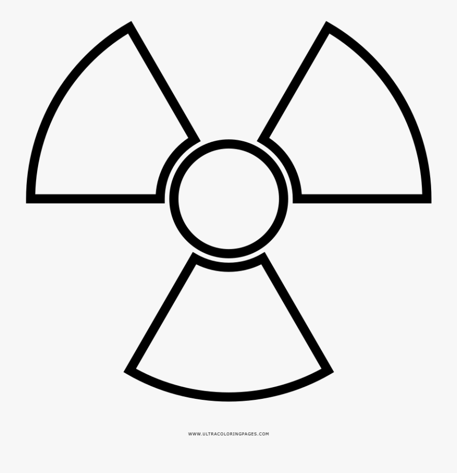 Radiation Coloring Page - Caution Danger , Free Transparent Clipart ...