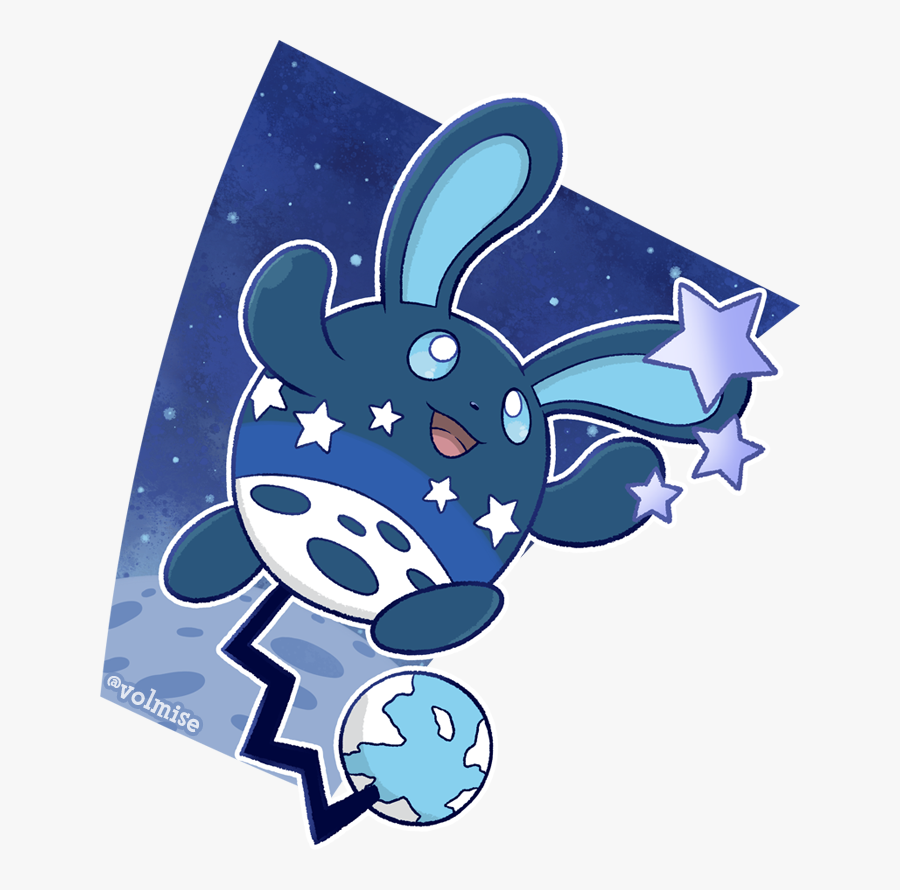 Moonbunny - Azumarill Fanart , Free Transparent Clipart - ClipartKey