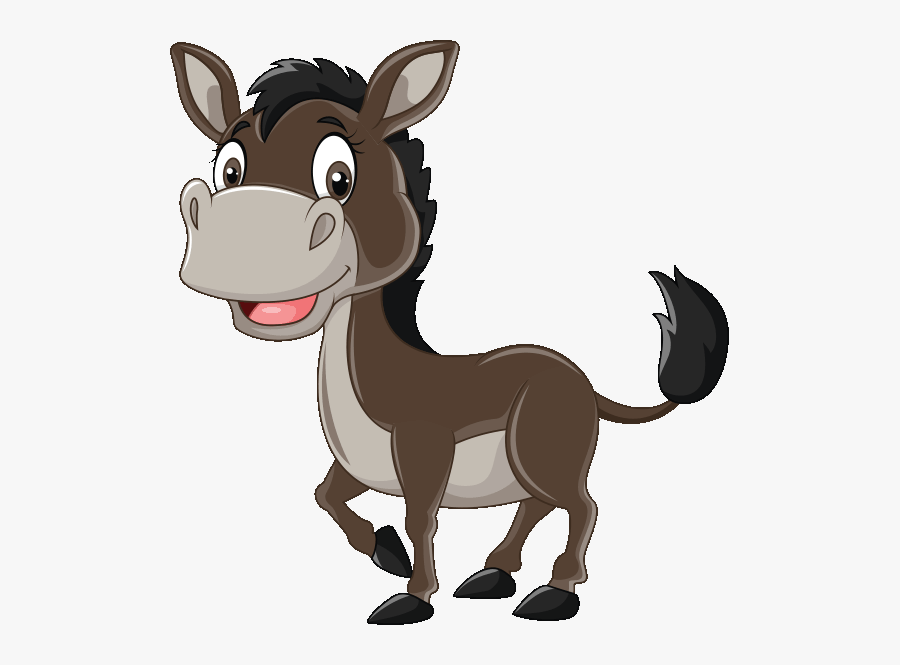 Farm Animals Cartoon Donkey , Free Transparent Clipart - ClipartKey
