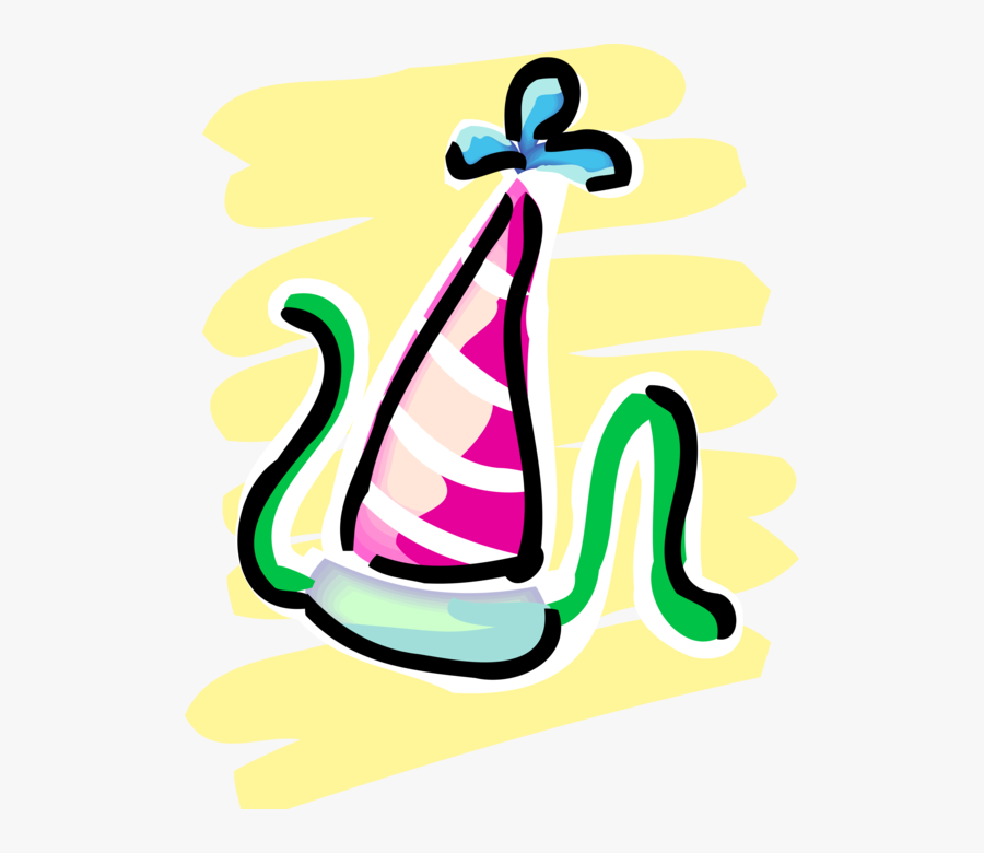 Vector Illustration Of Birthday Party Or New Years , Free Transparent ...