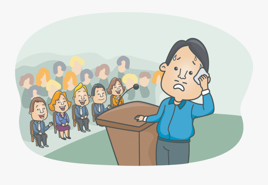 Publicspeaking - Stage Fear , Free Transparent Clipart - ClipartKey
