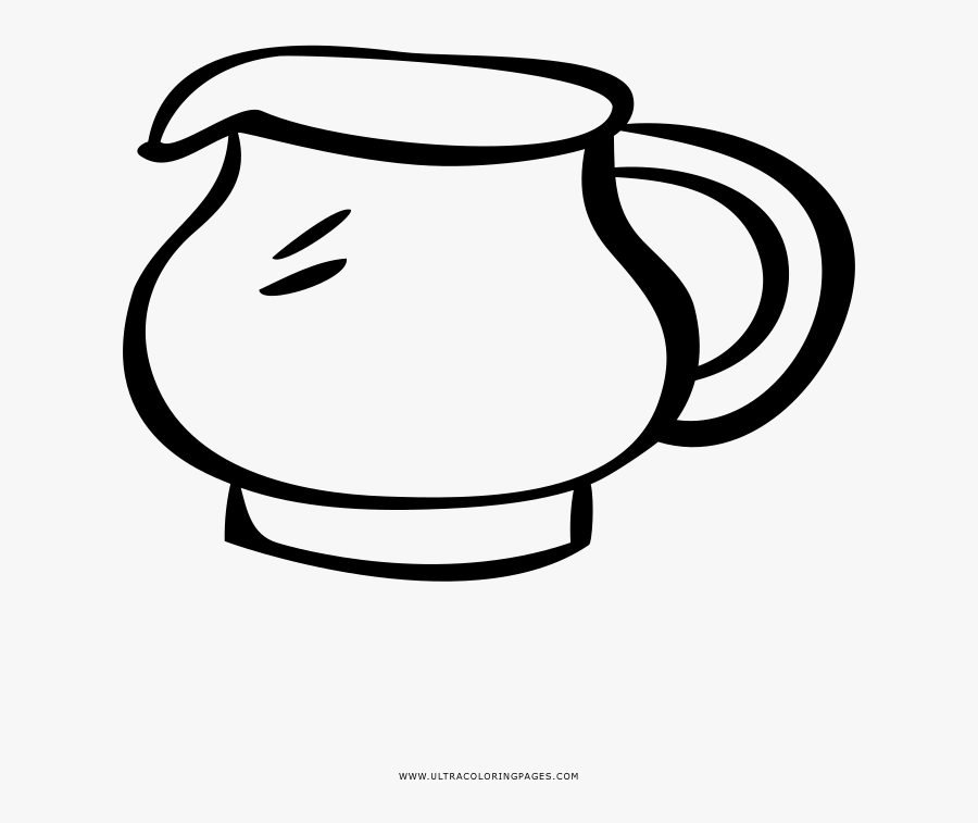 Pitcher Coloring Page - Line Art , Free Transparent Clipart - ClipartKey
