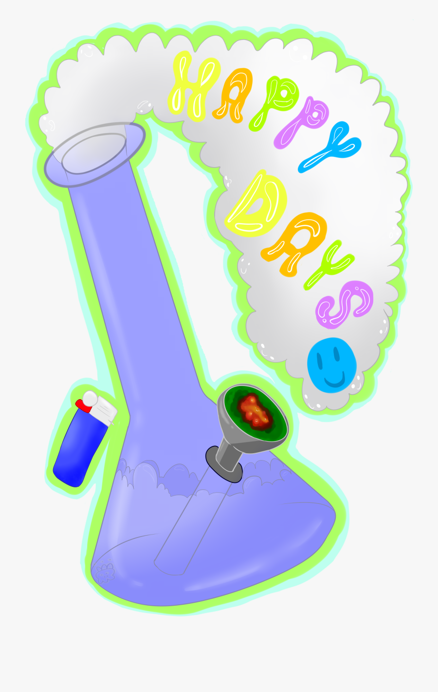 Happy Day Sticker , Free Transparent Clipart - ClipartKey