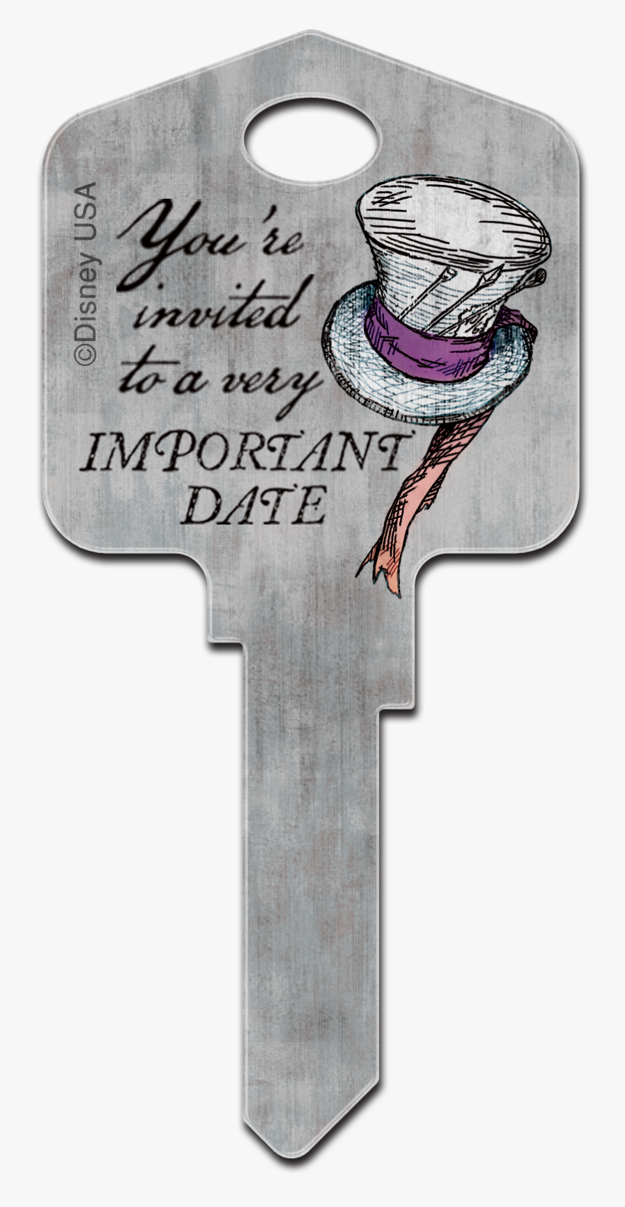 The Mad Hatter - Pink Hello Kitty Key , Free Transparent Clipart ...