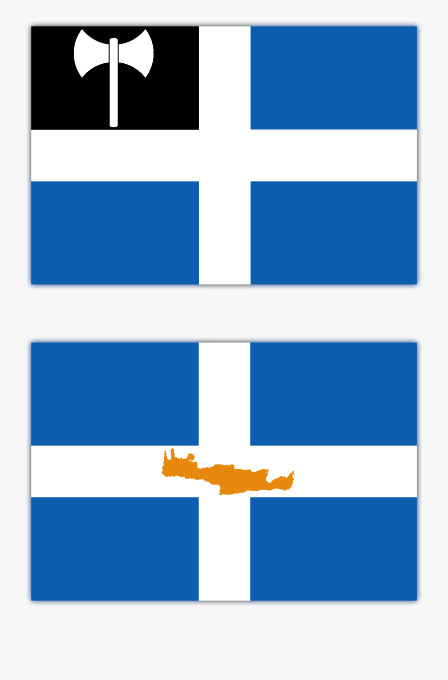 Transparent Greek Flag Clipart - Flag Of Crete , Free Transparent ...
