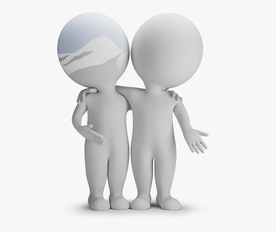 Friends Ppl - 3d White People Friends , Free Transparent Clipart ...