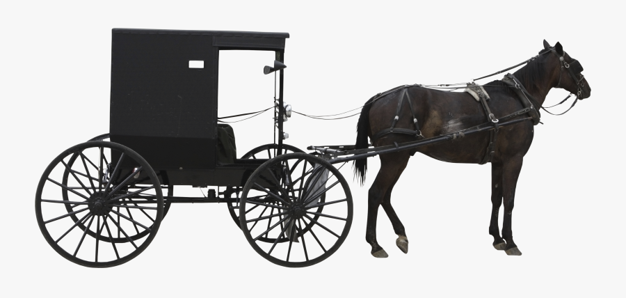 Svg Download Amish Horse And Buggy Clipart - Horse And Cart Png , Free ...