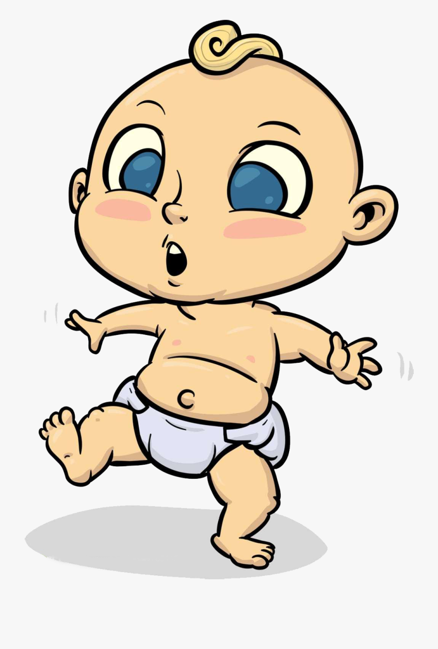 Cartoon Clip Art Surprise - Baby Steps Clip Art , Free Transparent ...