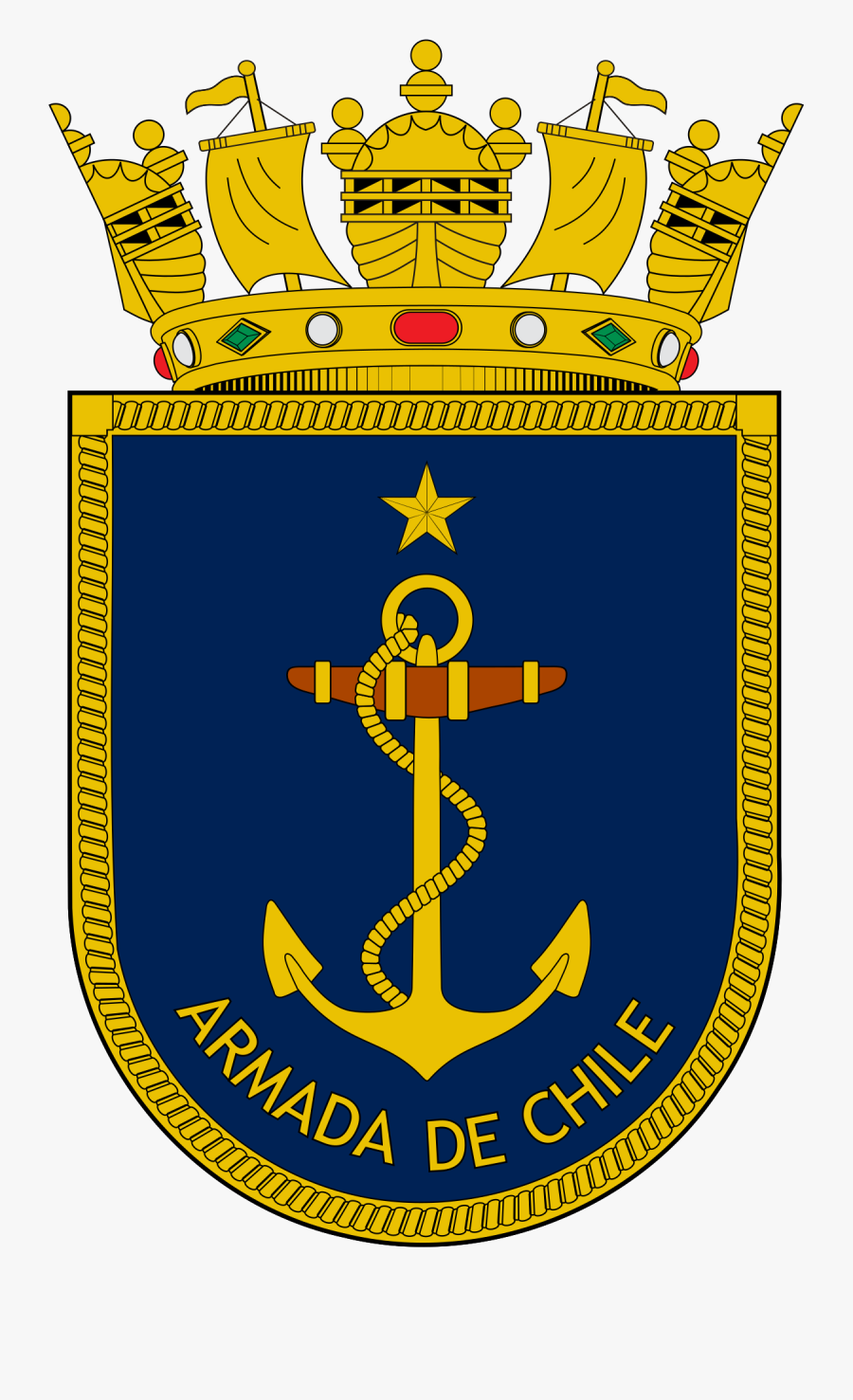 Escudo Armada De Chile , Free Transparent Clipart - ClipartKey