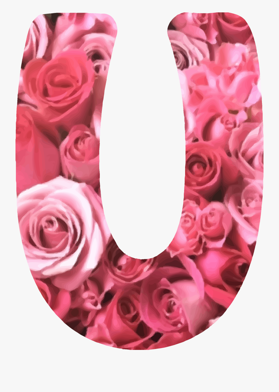 Rose Letters Png - Letter U Clipart Png , Free Transparent Clipart ...