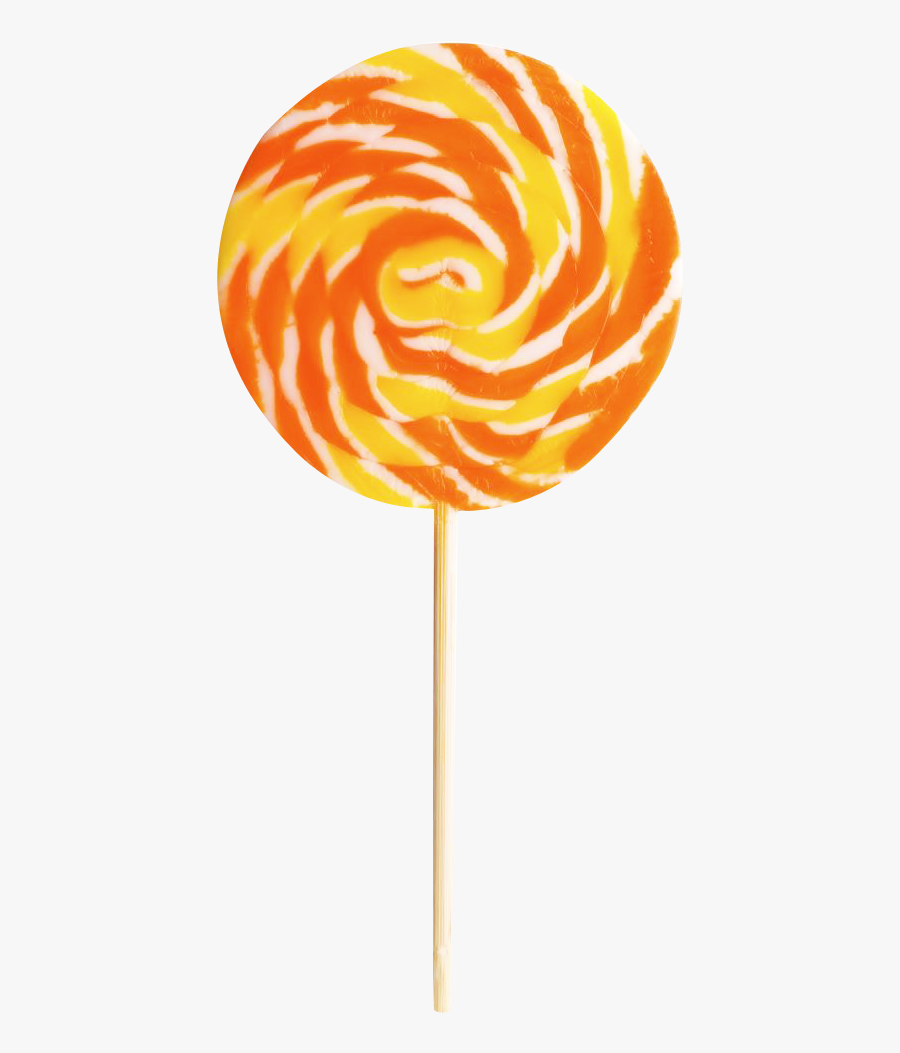 Stick Art,spiral,hard Candy - Orange Swirl Lollipop Orange , Free ...
