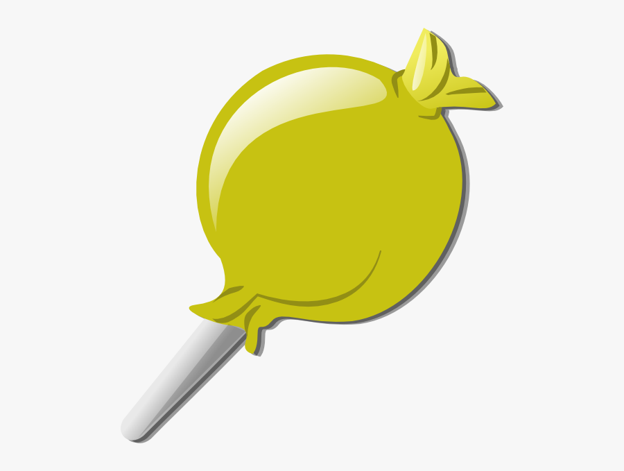 Yellow Lolly , Free Transparent Clipart - ClipartKey